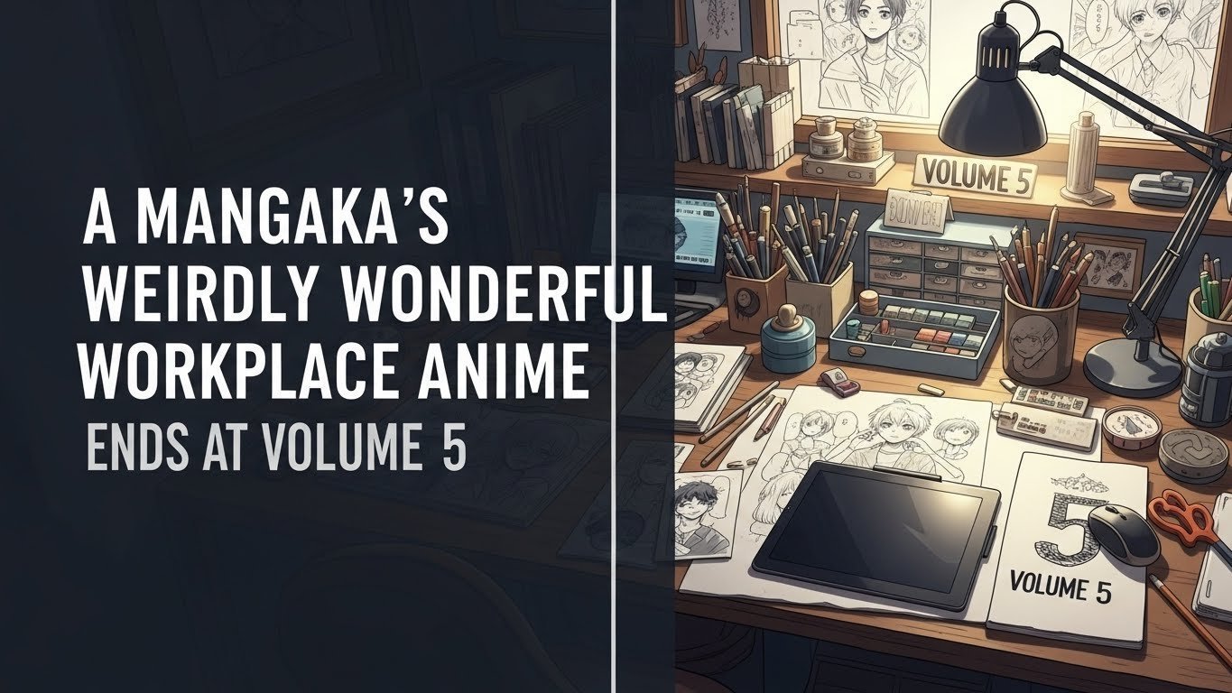 A Mangaka’s Weirdly Wonderful Workplace Anime Ends At Volume 5 - MangaShed