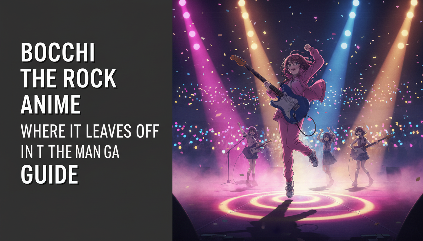 Bocchi The Rock Anime Where It Leaves Off In The Manga Guide - MangaShed