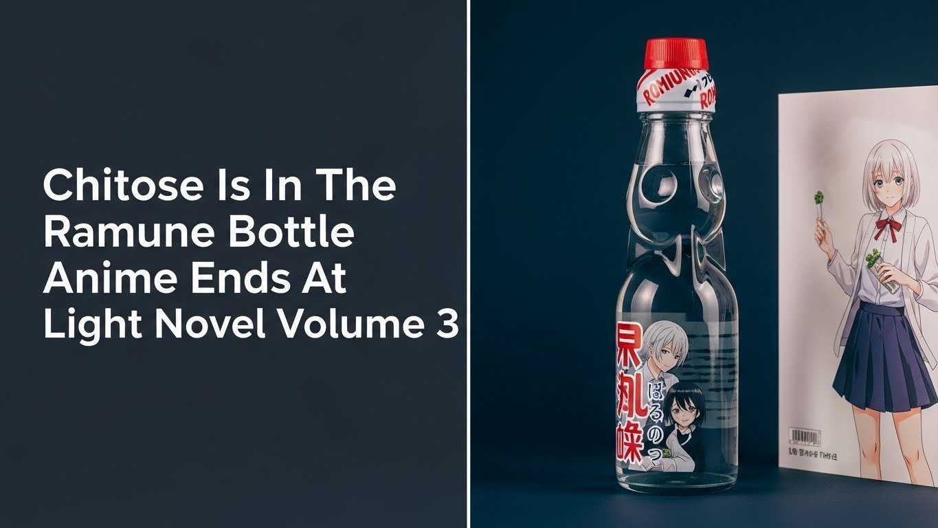 Chitose Is In The Ramune Bottle Anime Ends At Light Novel Volume 3 ...