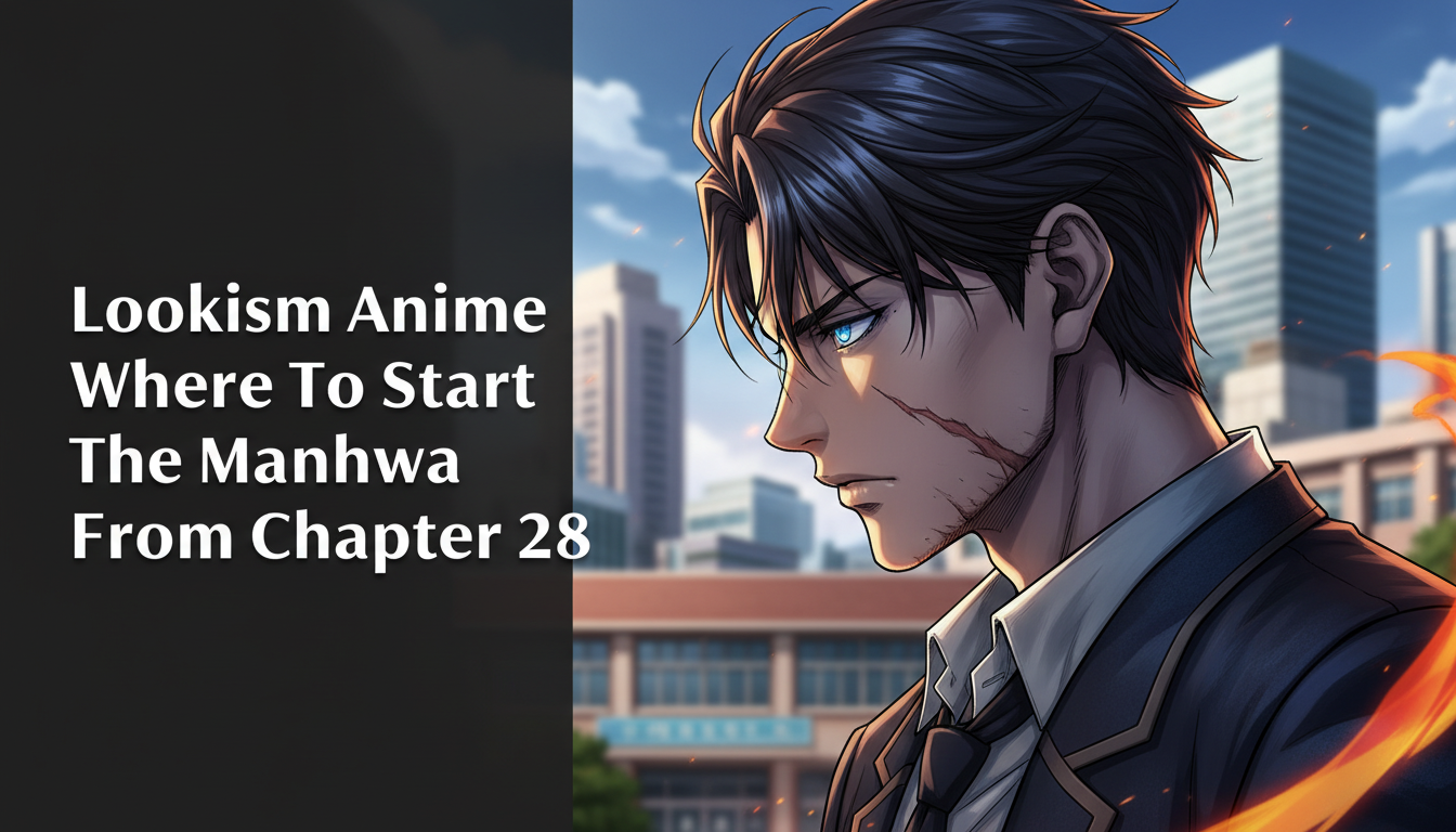 Lookism Anime Where To Start The Manhwa From Chapter 28 - MangaShed