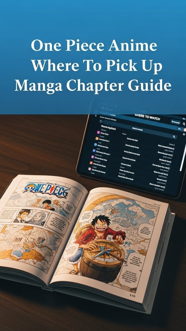 One Piece Anime Where To Pick Up Manga Chapter Guide - MangaShed
