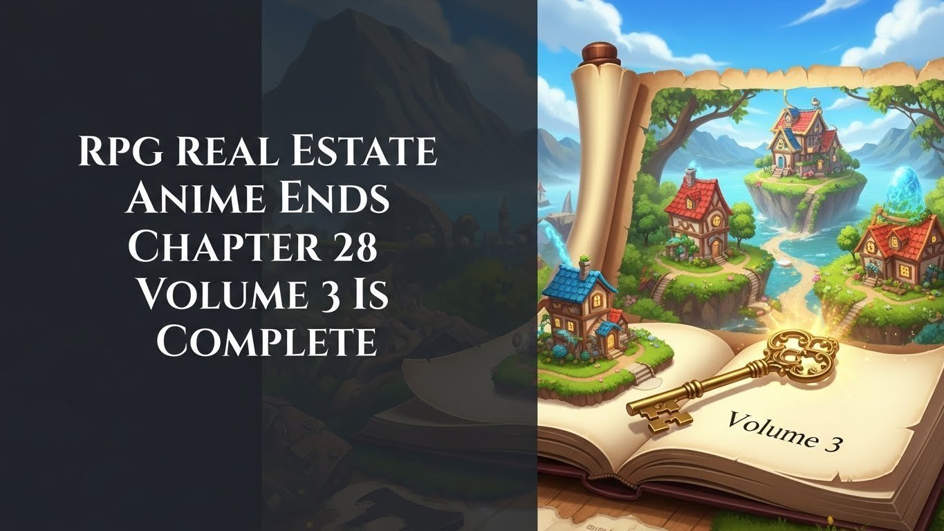 RPG Real Estate Anime Ends Chapter 28 Volume 3 Is Complete - MangaShed