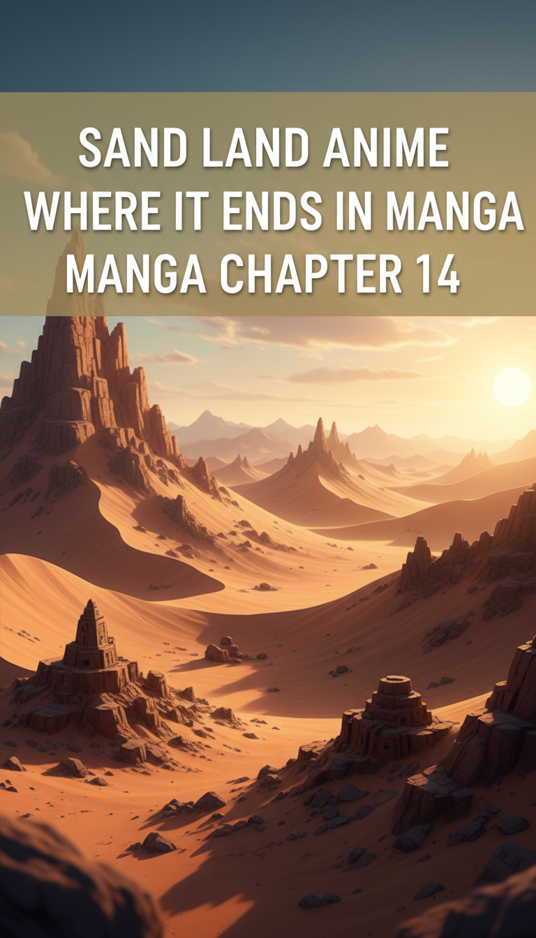 Sand Land Anime Where It Ends In Manga Chapter 14 - MangaShed