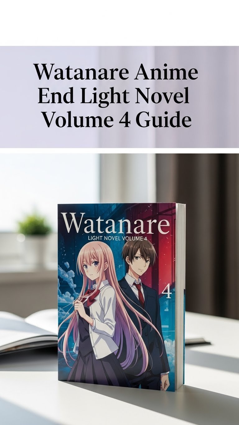 Watanare Anime End Light Novel Volume 4 Guide - MangaShed