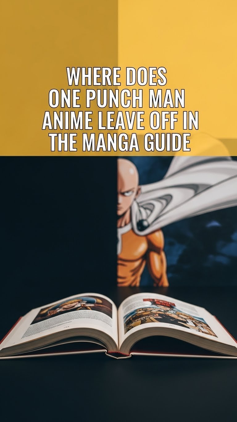 Where Does One Punch Man Anime Leave Off In The Manga Guide - MangaShed