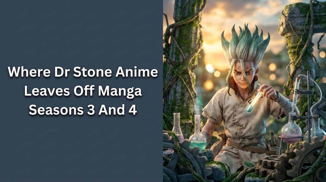 Where Dr Stone Anime Leaves Off Manga Seasons 3 And 4 - MangaShed