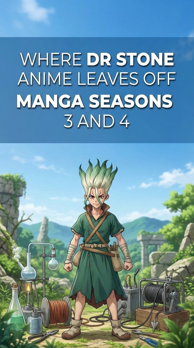 Where Dr Stone Anime Leaves Off Manga Seasons 3 And 4 - MangaShed