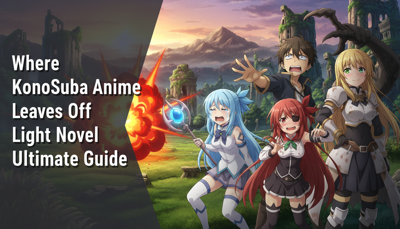 Where KonoSuba Anime Leaves Off Light Novel Ultimate Guide - MangaShed